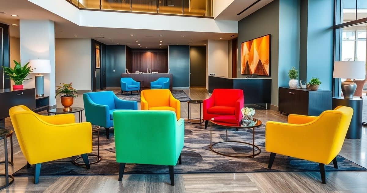 Accent Chair Style Lobby - DyeLot Interiors