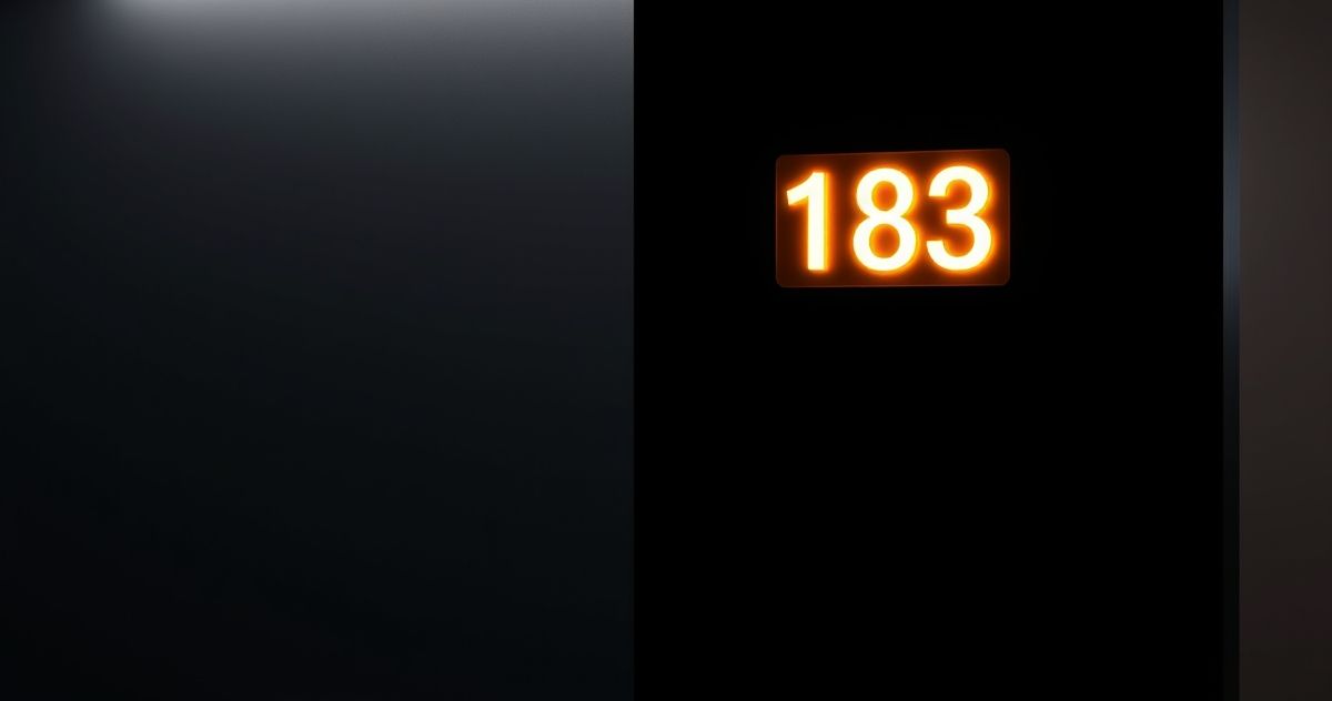 Backlit Room Numbers - DyeLot Interiors