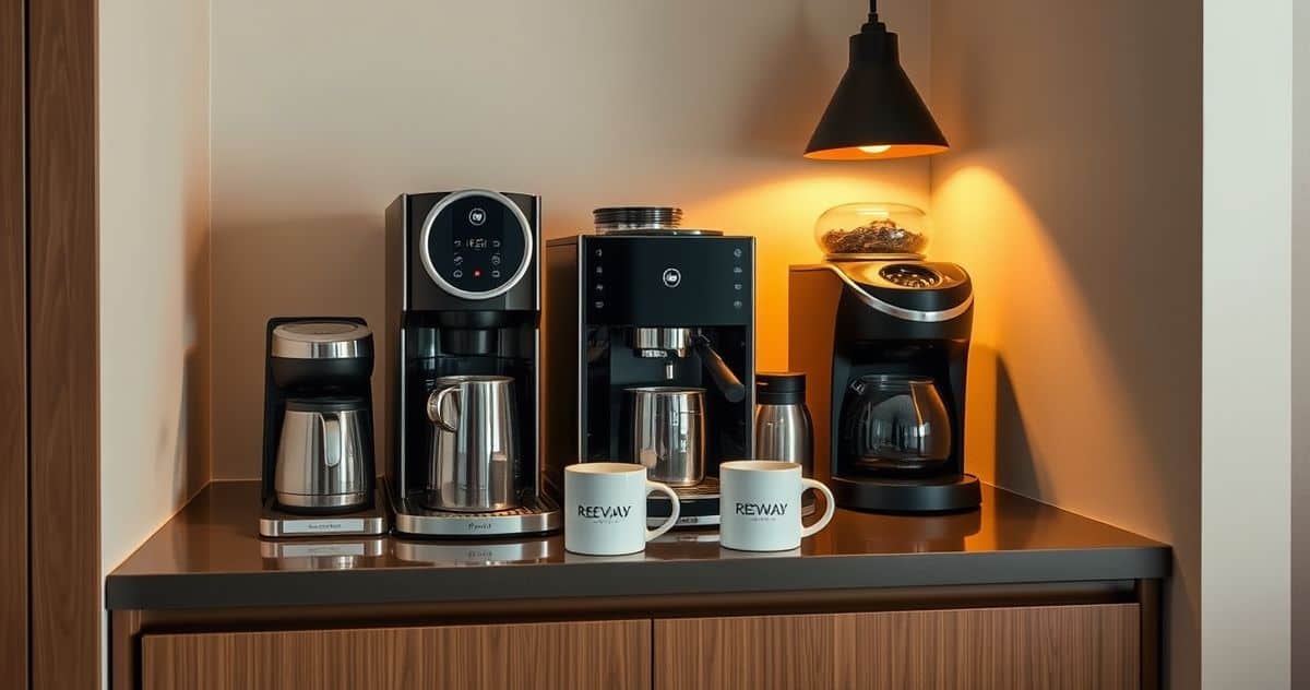 Coffee Station Design Guestroom - DyeLot Interiors