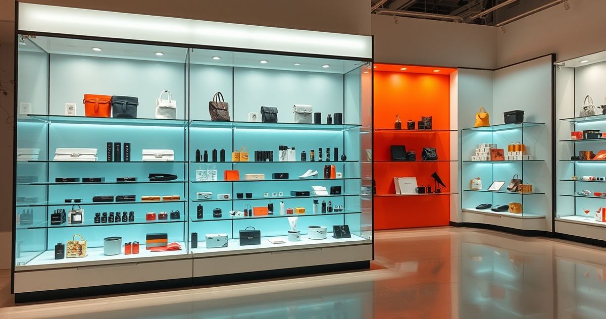 Display Case Design Retail - DyeLot Interiors
