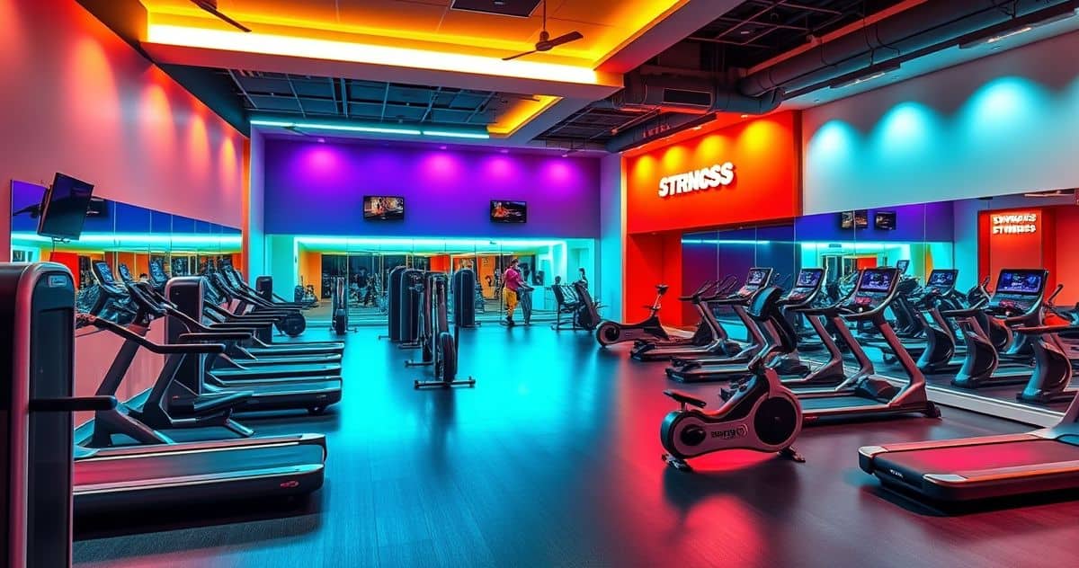 Fitness Center Interior Layout - DyeLot Interiors