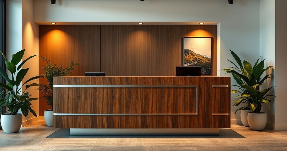 Front Desk Design Concepts - DyeLot Interiors