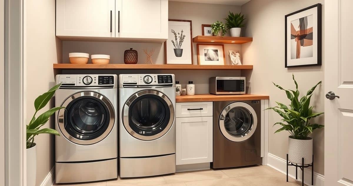 Guest Laundry Room Design - DyeLot Interiors