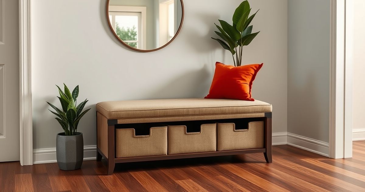 Luggage Bench Design - DyeLot Interiors