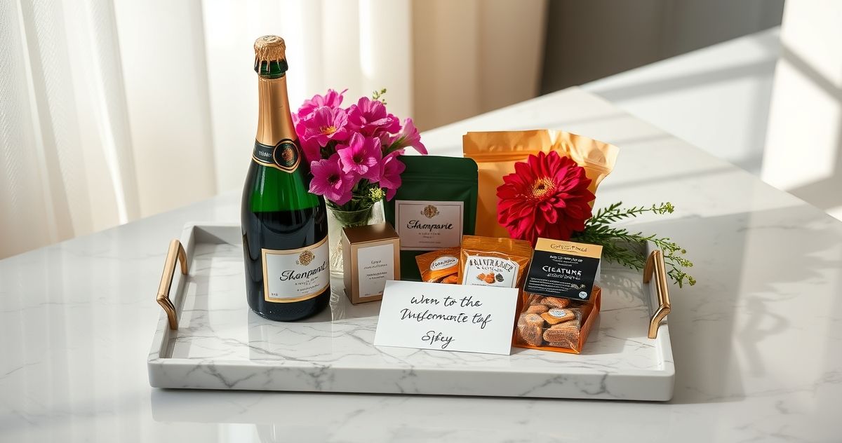 Tray for Welcome Amenities - DyeLot Interiors