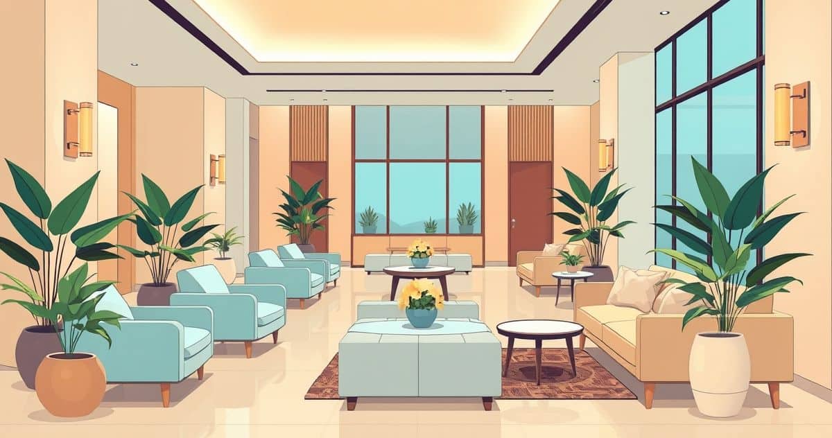 Waiting Area Design Hotel - DyeLot Interiors