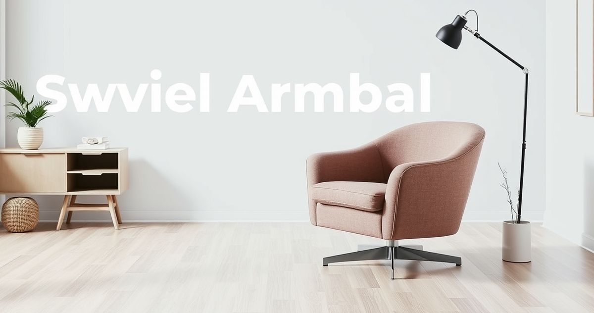 Armchairs with Swivel Bases - DyeLot Interiors