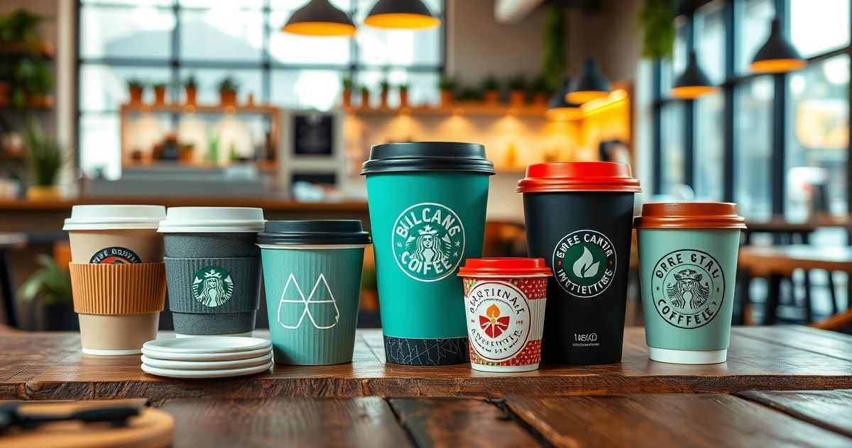 Branded Coffee Cup Design - DyeLot Interiors