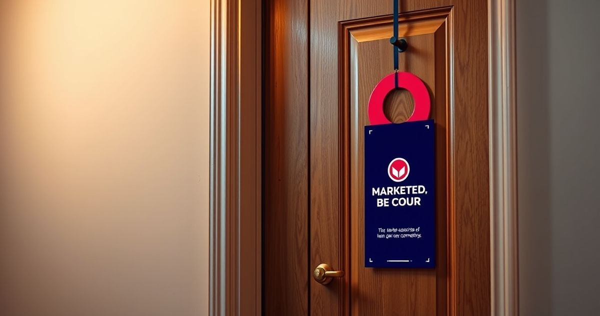 Branded Door Hanger Messages - DyeLot Interiors