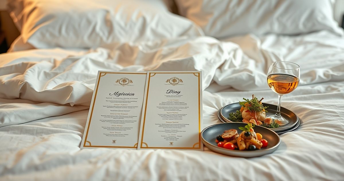 Branded In-Room Dining Menu - DyeLot Interiors