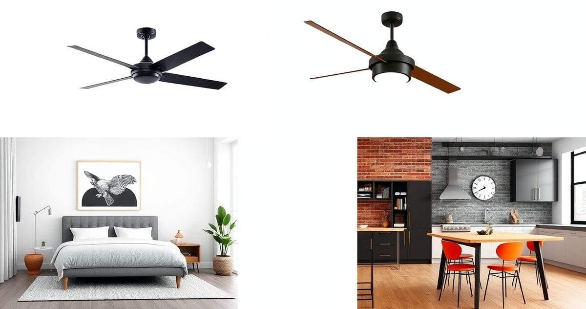 Ceiling Fan Style Selection - DyeLot Interiors