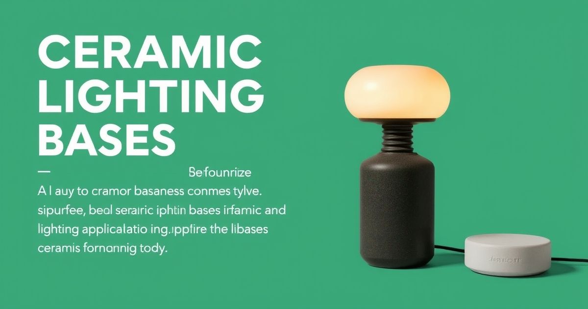 Ceramic Lighting Bases - DyeLot Interiors