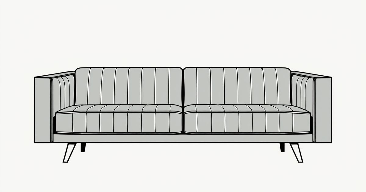 Channel Stitching on Upholstery - DyeLot Interiors