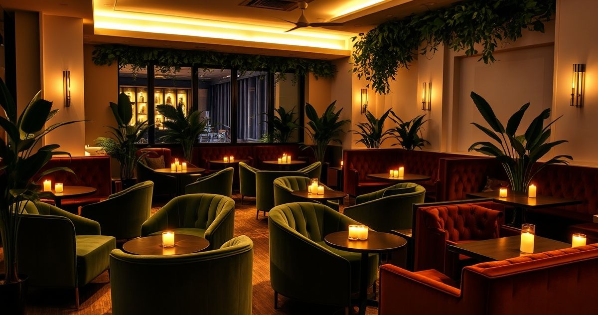 Cocktail Lounges with Intimate Seating - DyeLot Interiors