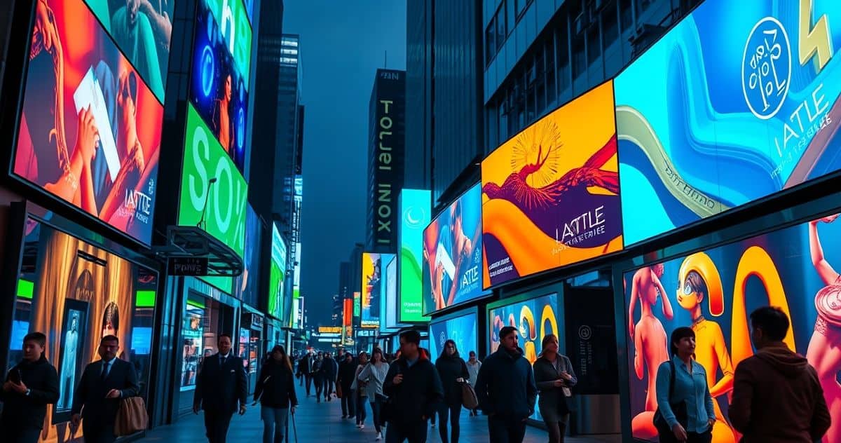 Digital Signage for Brand Story - DyeLot Interiors