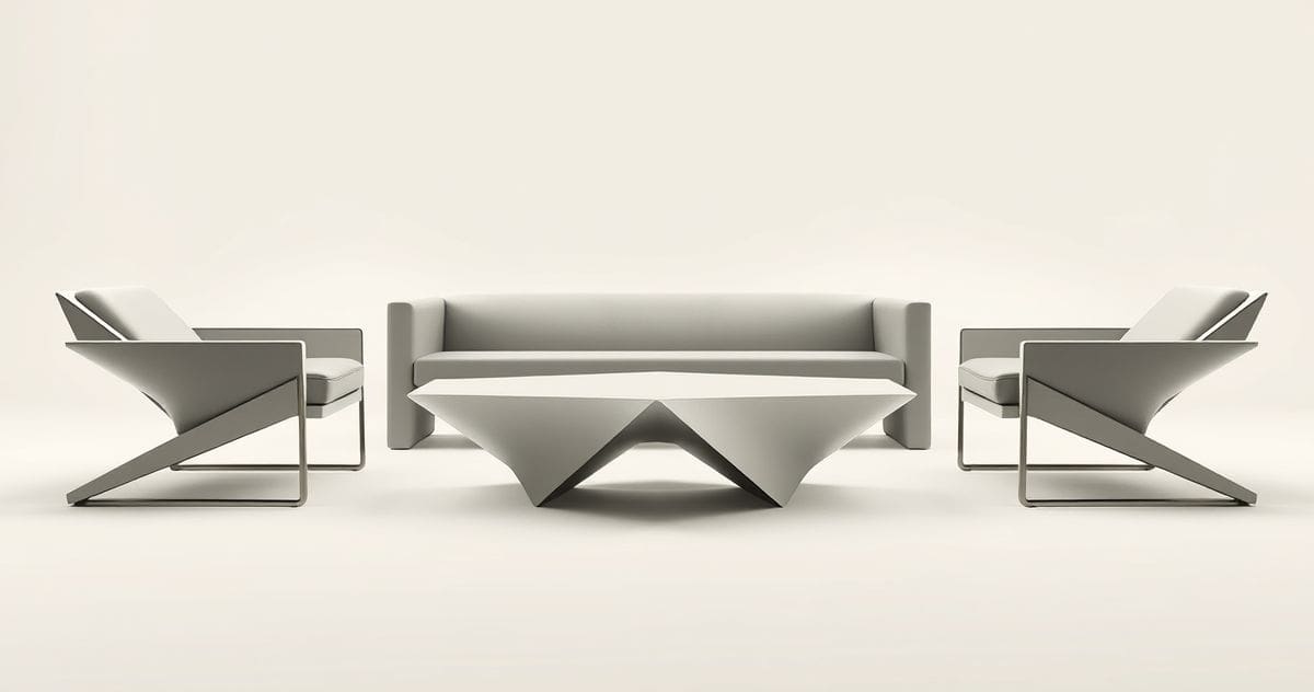 Geometric Shaped Furniture - DyeLot Interiors
