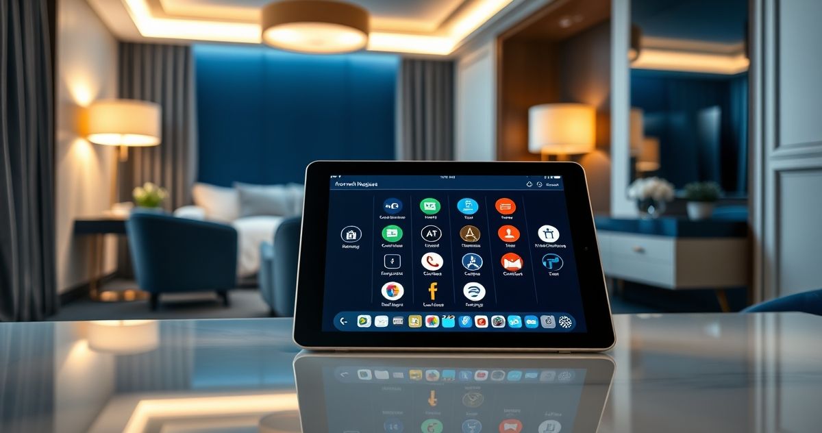 Interactive Guestroom Tablets - DyeLot Interiors