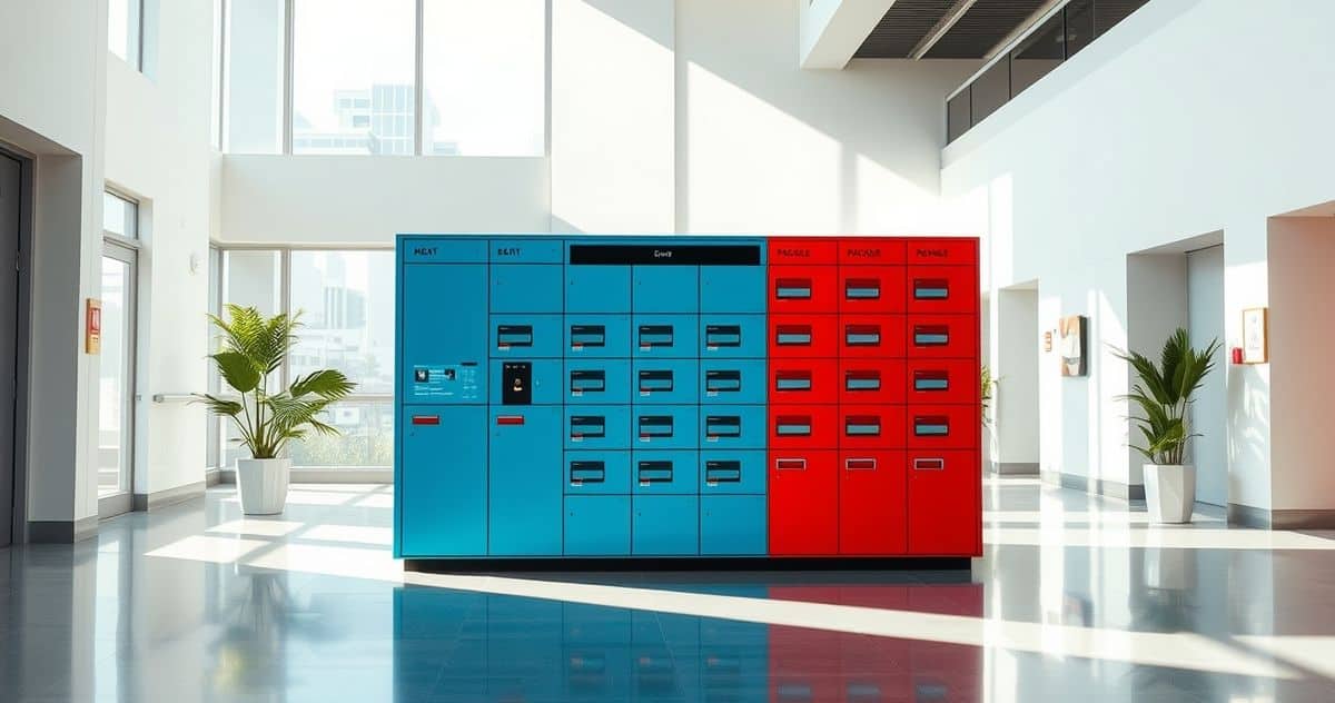 Package Delivery Locker Design - DyeLot Interiors