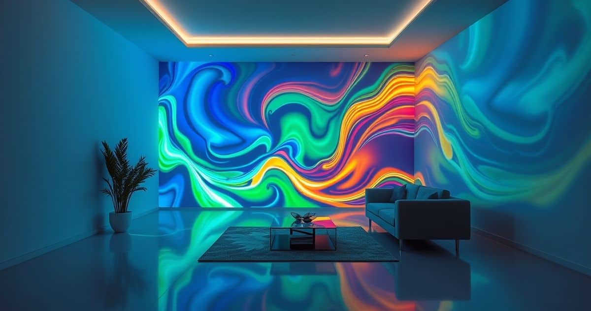 Projection Mapping for Dynamic Decor - DyeLot Interiors