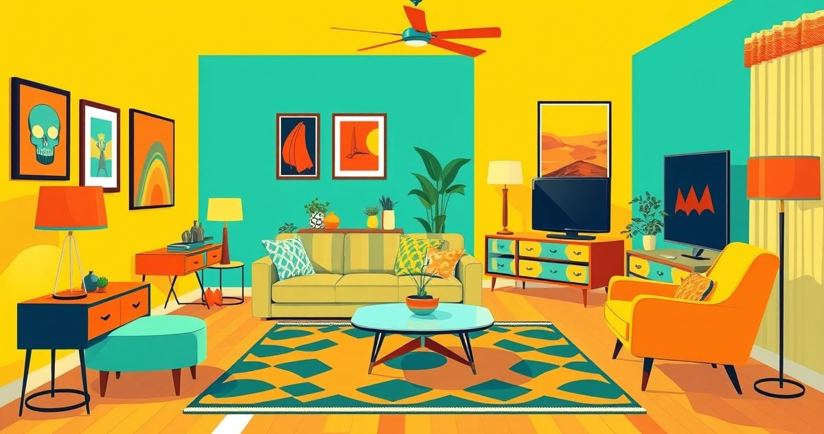 Retro Interior Design Style - DyeLot Interiors