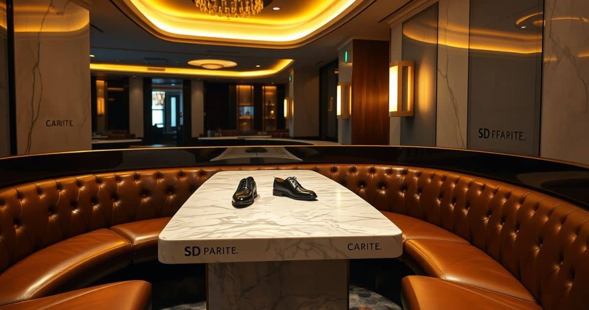 Shoe Shine Station Design - DyeLot Interiors