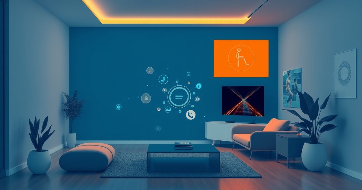 Smart Room Technology Integration - DyeLot Interiors