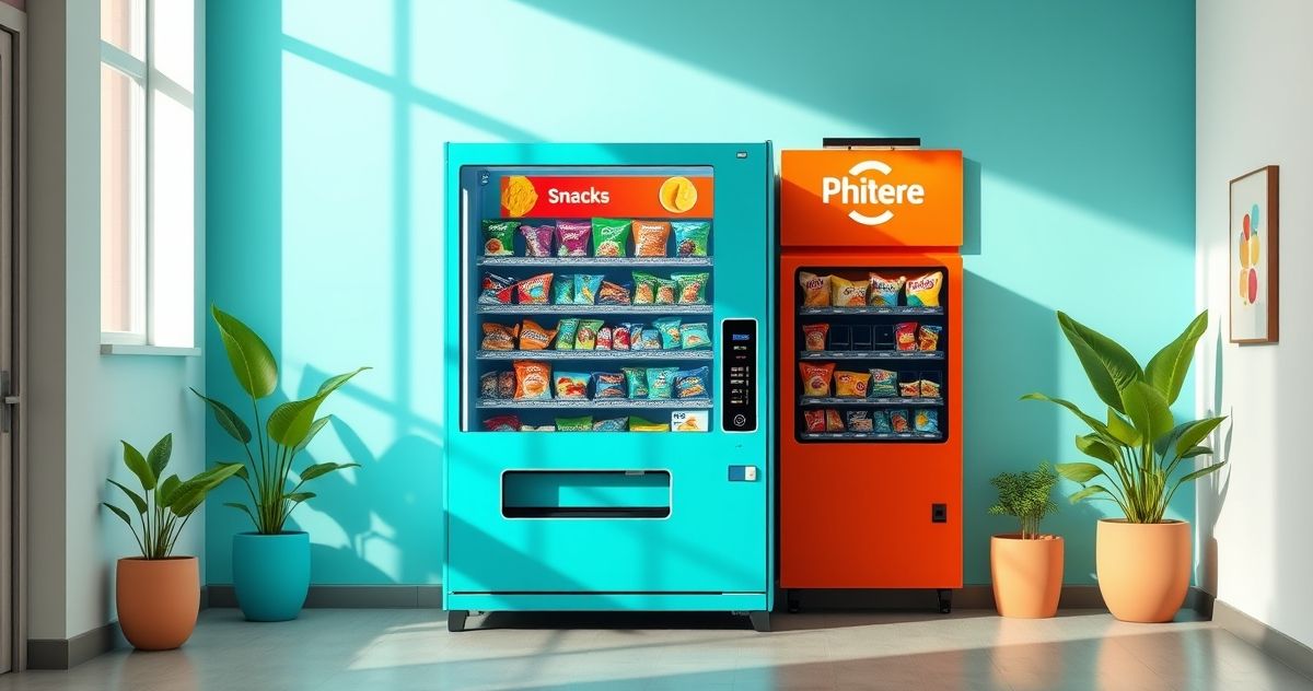 Snack Vending Area Design - DyeLot Interiors