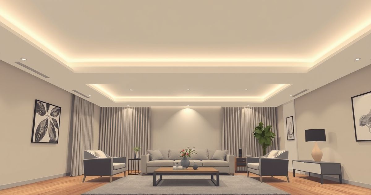 Tray Ceiling Design Details - DyeLot Interiors