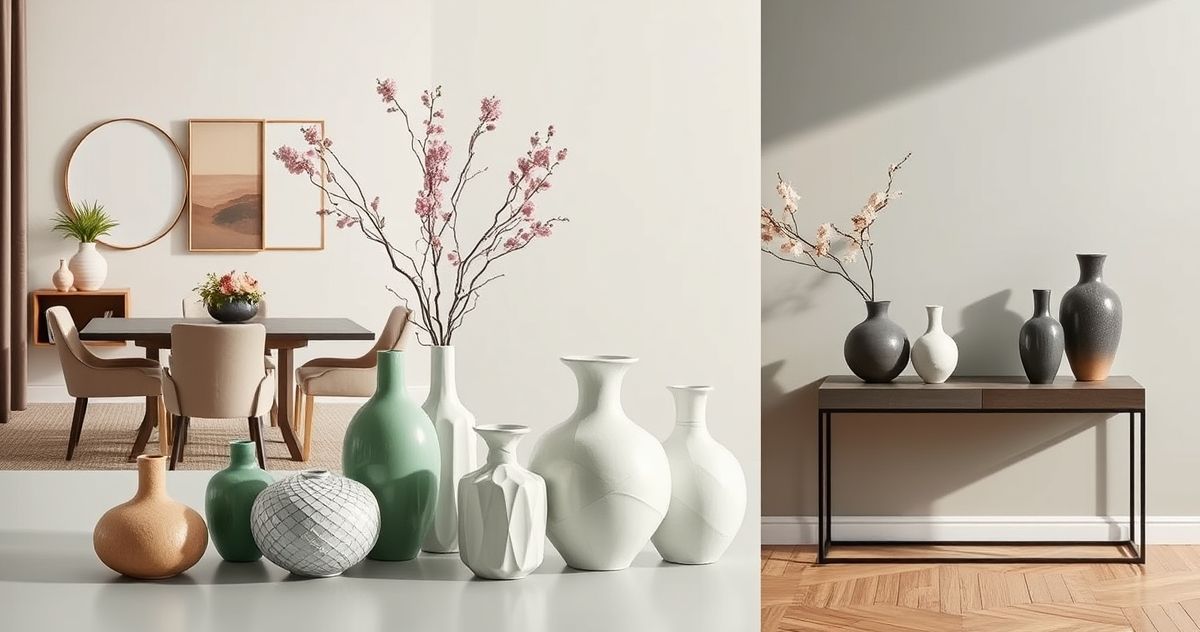 Vase and Vessel Collection Display - DyeLot Interiors